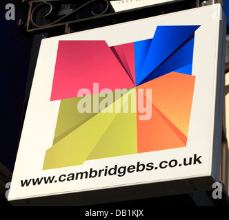 Cambridge Building Society, sign, logo signs England UK socities Stock ...