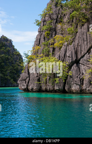 Seascape of Coron Island, Philippines. Coron is a small fishing village ...
