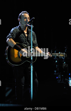 Music Concert - Bruce Springsteen Bruce Springsteen on stage with band ...