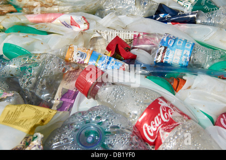 milk bottle squashed Stock Photo - Alamy