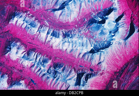 infrared aerial photo map of Cooper Landing, Alaska Stock Photo - Alamy