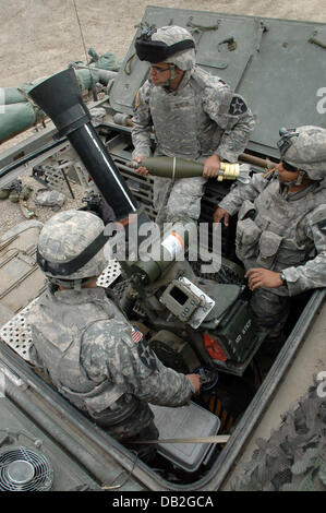 STRYKER armoured fighting vehicle in a version equipped with a mobile ...