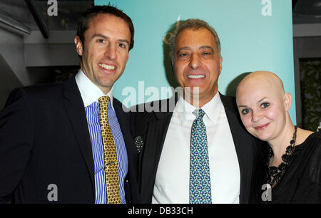 Gareth Southgate, Haskell Elias & Gail Porter The press launch of Elias ...