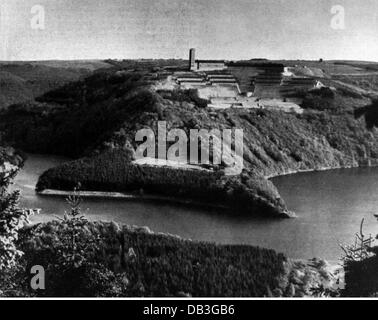 Ordensburg Vogelsang in Eifel National Park, Germany. The former Nazi ...