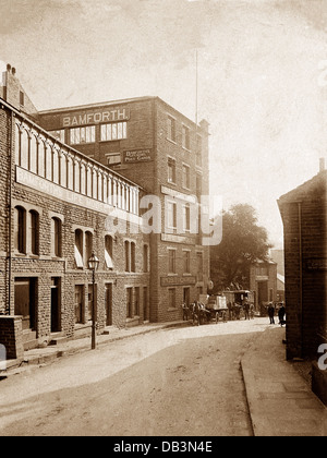 Holmfirth Bamforth's Factory early 1900s Stock Photo - Alamy