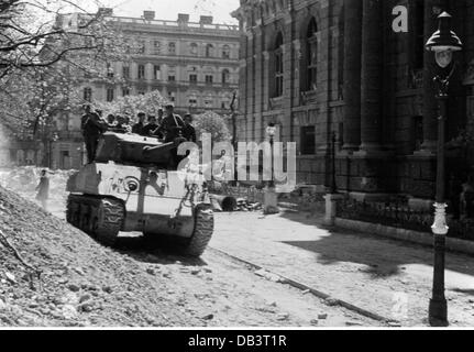 events, Second World War / WWII, Austria, end of war, Vienna 1945 Stock ...