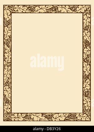 Frame style with square borders Stock Photo - Alamy