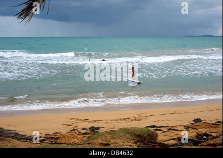 A view of Luquillo Beach in Puerto Rico, showcasing its beautiful ...