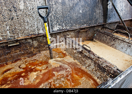 Sludge, recycling used cooking oil Stock Photo - Alamy