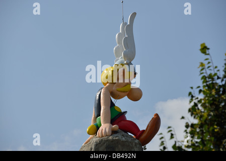 The Parc Asterix emblematic statue Stock Photo - Alamy