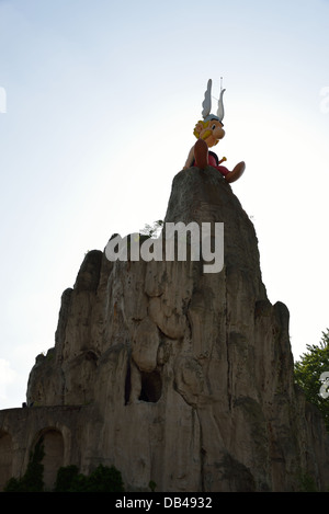 The Parc Asterix emblematic statue Stock Photo - Alamy