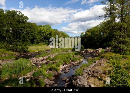 Morrum River at Kaeringahejan's nature reserve. Sweden Stock Photo - Alamy