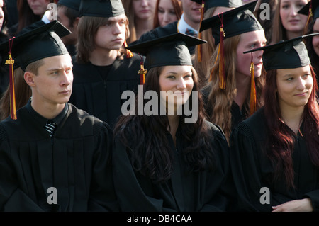 High school graduation ceremony Montreal Canada Stock Photo - Alamy