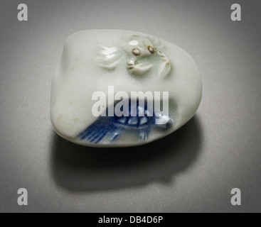 Netsuke, japanese miniature sculpture. Museum: COLECCION PRIVADA Stock ...