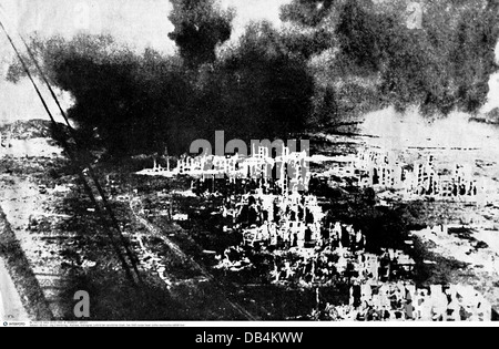 Aerial view of Stalingrad ruins Stock Photo - Alamy