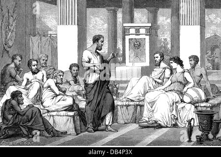 Seven Sages of Greece Stock Photo - Alamy