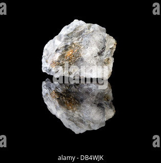 copper ore with quartz crystals Stock Photo - Alamy