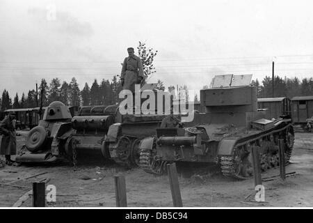Finnish T-26 tank Stock Photo - Alamy