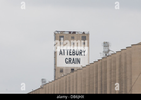 Attebury Grain Elevator at Saginaw Texas USA Stock Photo - Alamy