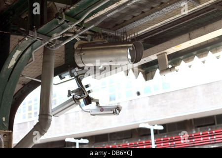 CCTV cameras, London Underground Stock Photo - Alamy