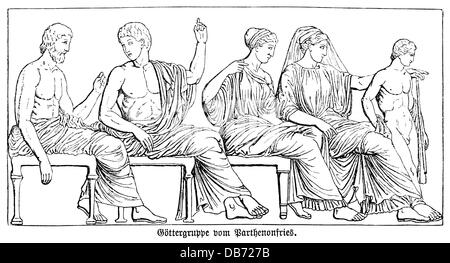 ancient world, Greece, religion, procession of the Panathenaea ...