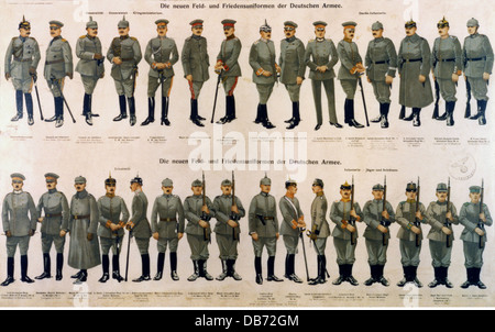 New field uniforms for the German army, 1934. Artist: Unknown Stock ...