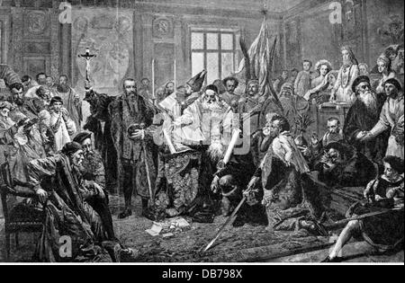 POLAND LITHUANIA 1569: union Lublin. 15C provinces Gnesna Riga Lviv ...