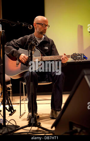 Moby performing an unplugged set of tracks from his new album ...