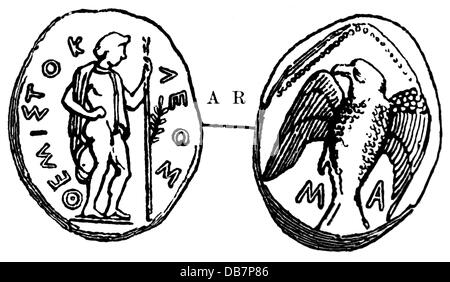 ancient world, Greece, religion, Oracle of Delphi, priest Pythia during ...