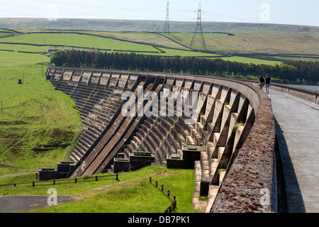 Dam at Baitings Reservoir, Ripponden, West Yorkshire Stock Photo - Alamy