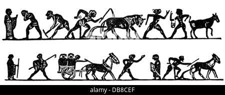 agriculture,agricultural work,plowing,farmers with plough,after seal ...