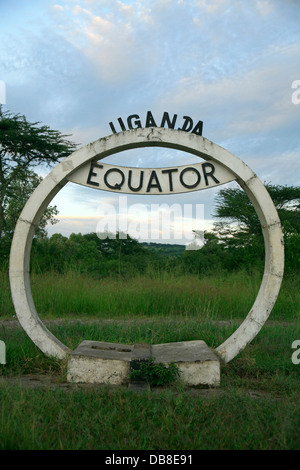 Monument at Uganda Equator, Uganda Stock Photo - Alamy