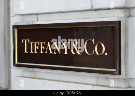 Tiffany & Co sign Stock Photo - Alamy