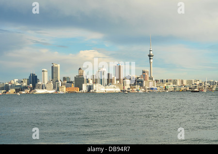 Auckland CBD in the evening Stock Photo - Alamy