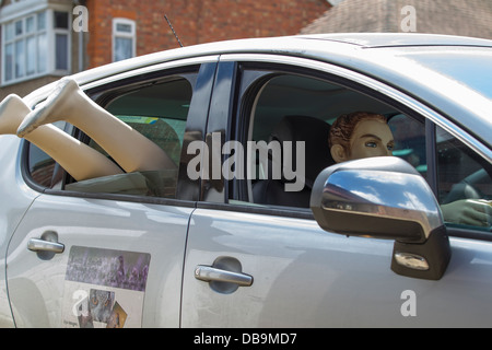 Mannequin in Drivers Seat of a car Stock Photo: 58606049 - Alamy