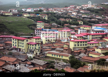 Samll town in the mountain Stock Photo - Alamy