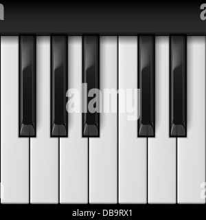 Piano keys. Cool illustration for creative design Stock Photo - Alamy