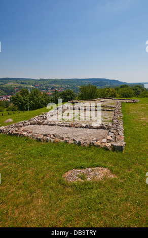 Church foundation ruins at Devin Castle - Bratislava, Slovakia Stock ...