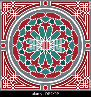 Arabesque vintage decor floral ornate pattern for design templat Stock ...