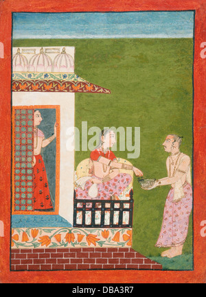 Folio from the Ragamala series depicting Raga Madhava, created circa ...