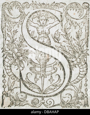 This set of ornamental letters showcases the decorative craftsmanship ...