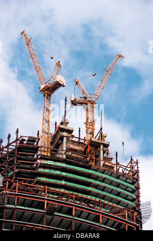 Skyscrapers of Moscow City business center. Russia Stock Photo - Alamy