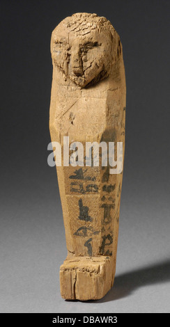 This shabti, an ancient Egyptian funerary object, is part of the Middle ...