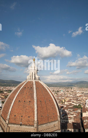 Doumo Cathedral Church Dome and Bell Tower, Florence, Italy Stock Photo ...