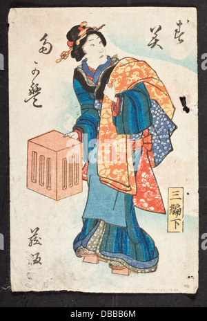 'The Sumida River in Colors of Spring' depicts the vibrant and colorful ...