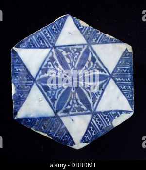 This decorative tile from the Los Angeles County Museum of Art features ...