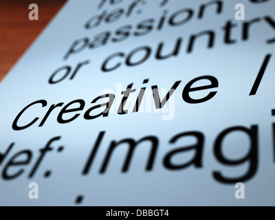 Ideas Definition Closeup Showing Creative Thoughts Stock Photo - Alamy