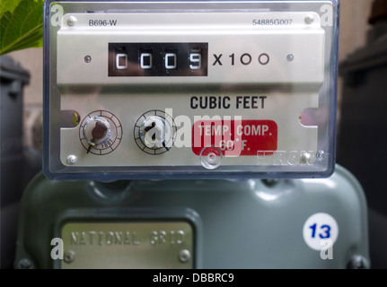 Metal pipes at National Grid gas facility at Langham, Essex, England ...