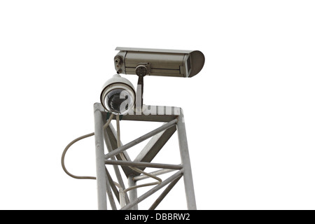 CCTV cameras system installed at the intersection,Traffic intersection ...