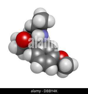 Methoxetamine (MXE) recreational designer drug, chemical structure ...